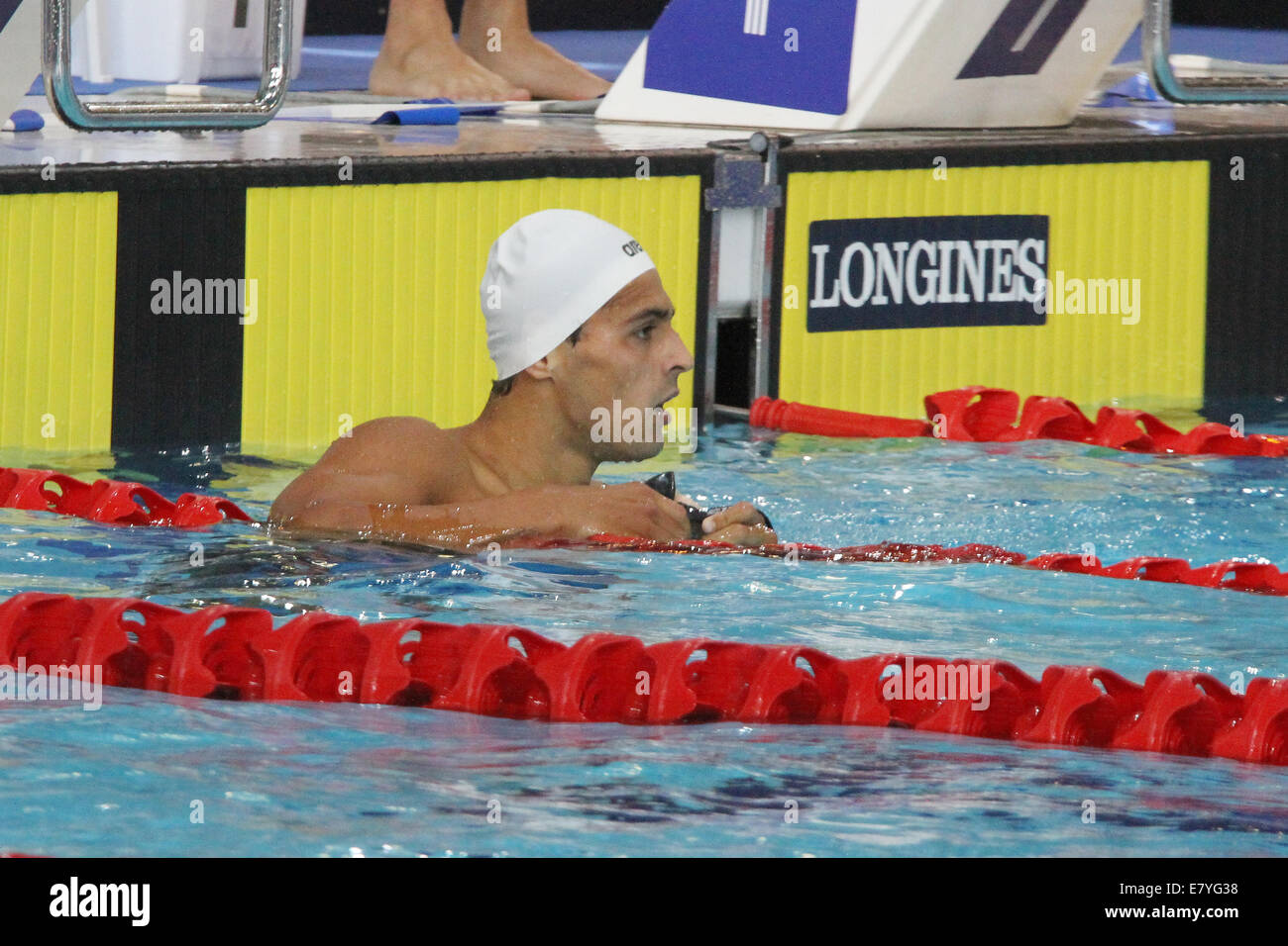 Dylan Carter of Trinidad & Tobago in the swimming in the Mens 200m ...