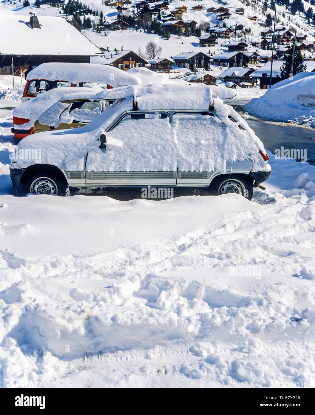 Morgins village ski resort hi-res stock photography and images - Alamy