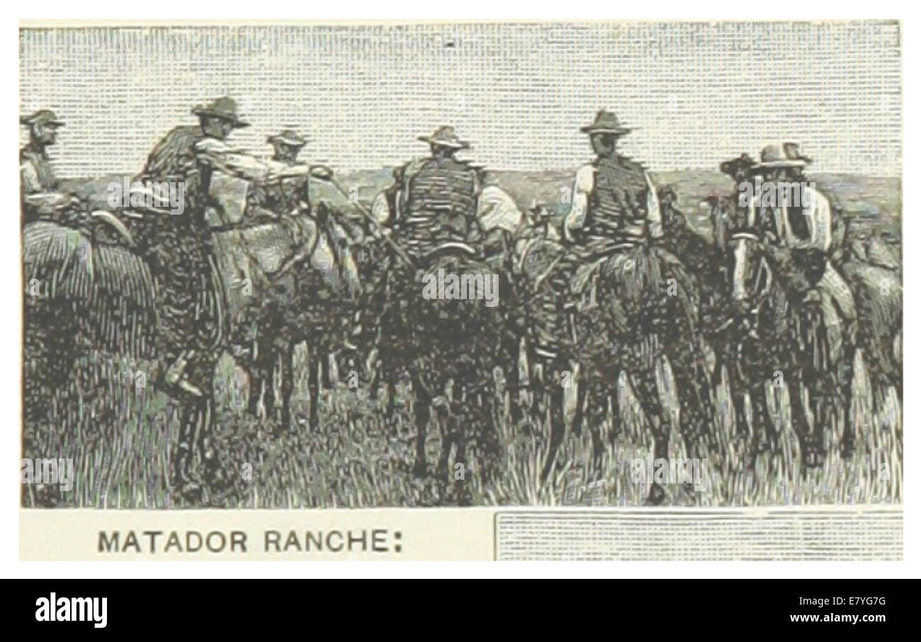 This illustration from US-TX (1891), p831, depicts the Matador Ranch ...