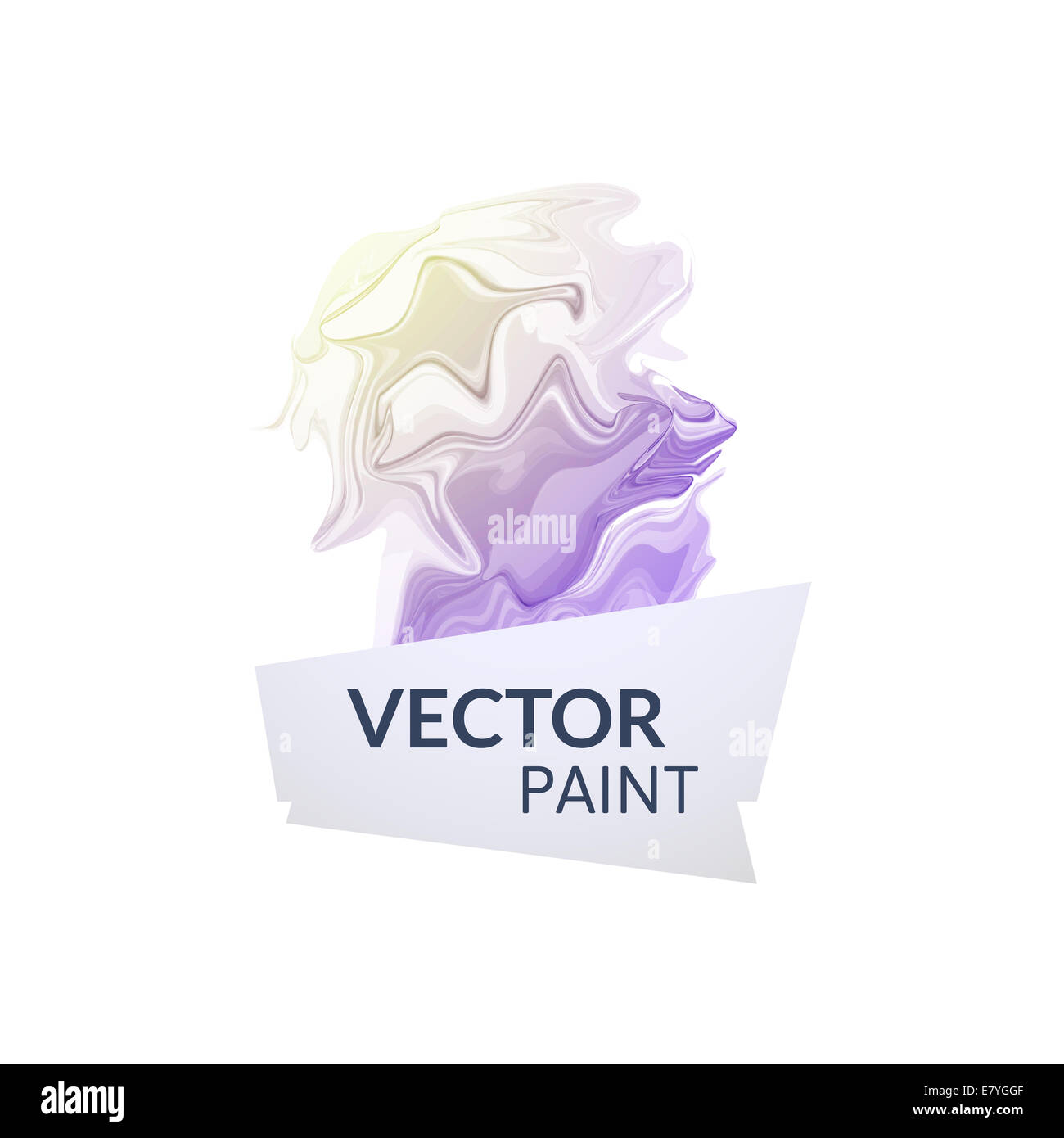 Abstract digital watercolor ink, virtual technology splash paint Stock ...