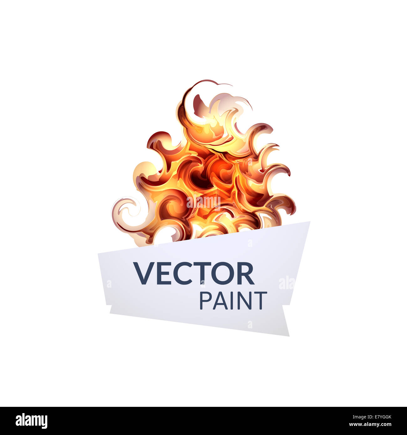 Abstract digital watercolor ink, virtual technology splash paint Stock ...