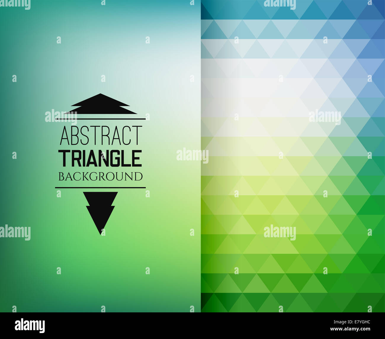 Retro mosaic pattern of geometric triangle shapes Stock Photo - Alamy