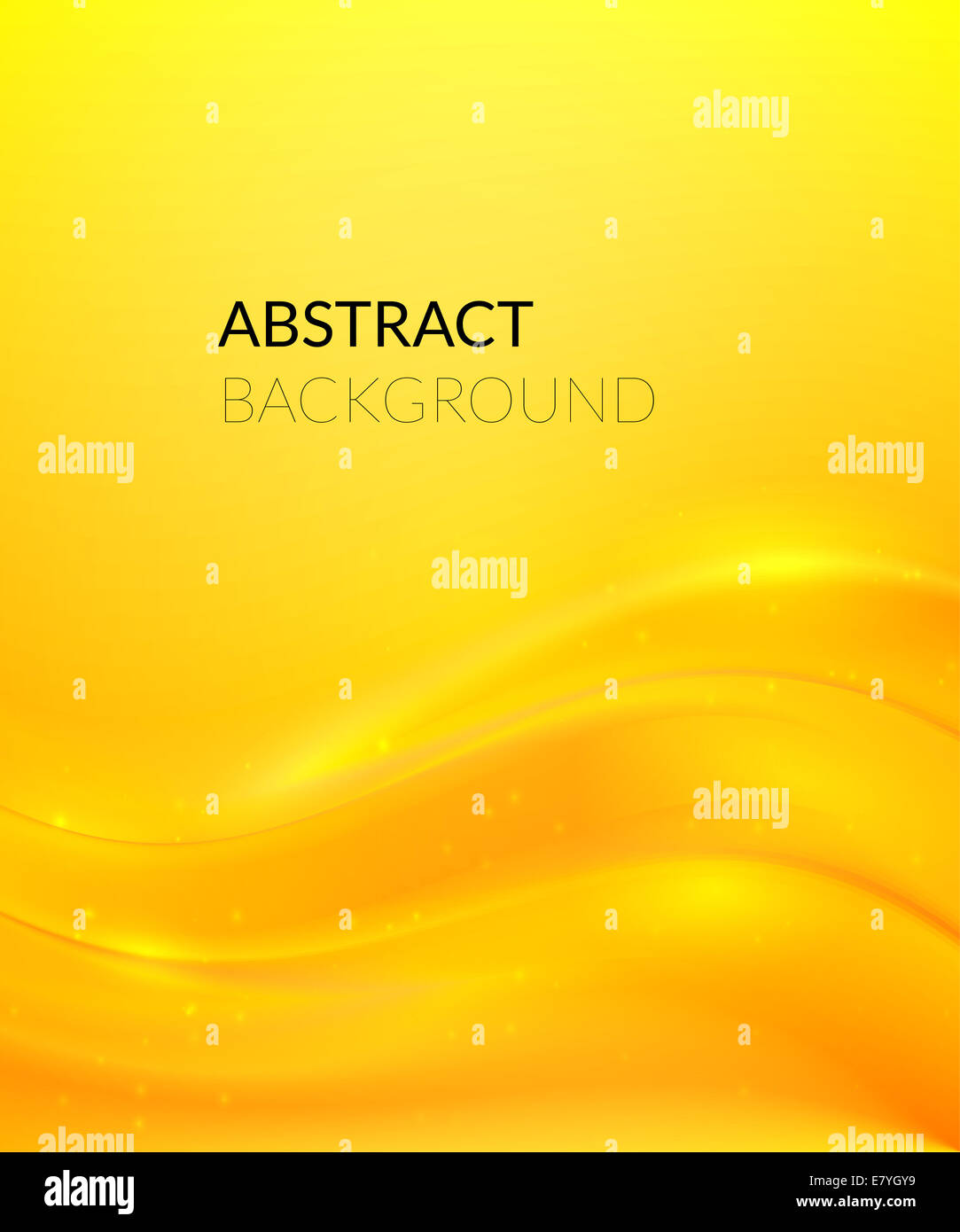 Abstract yellow background with smooth lines Stock Photo - Alamy
