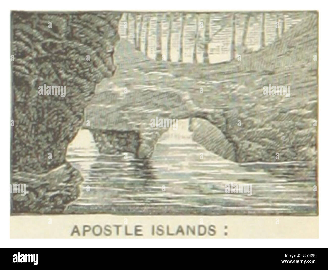 Historical artwork depicts island Cut Out Stock Images & Pictures - Alamy