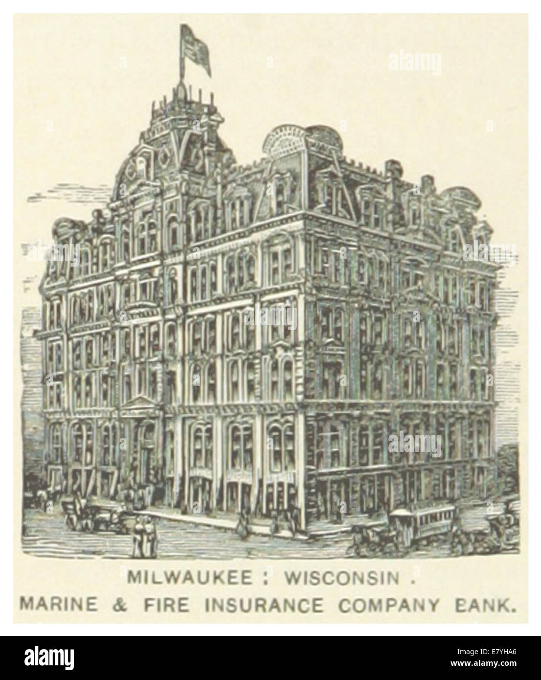 Milwaukee wisconsin map hi-res stock photography and images - Alamy