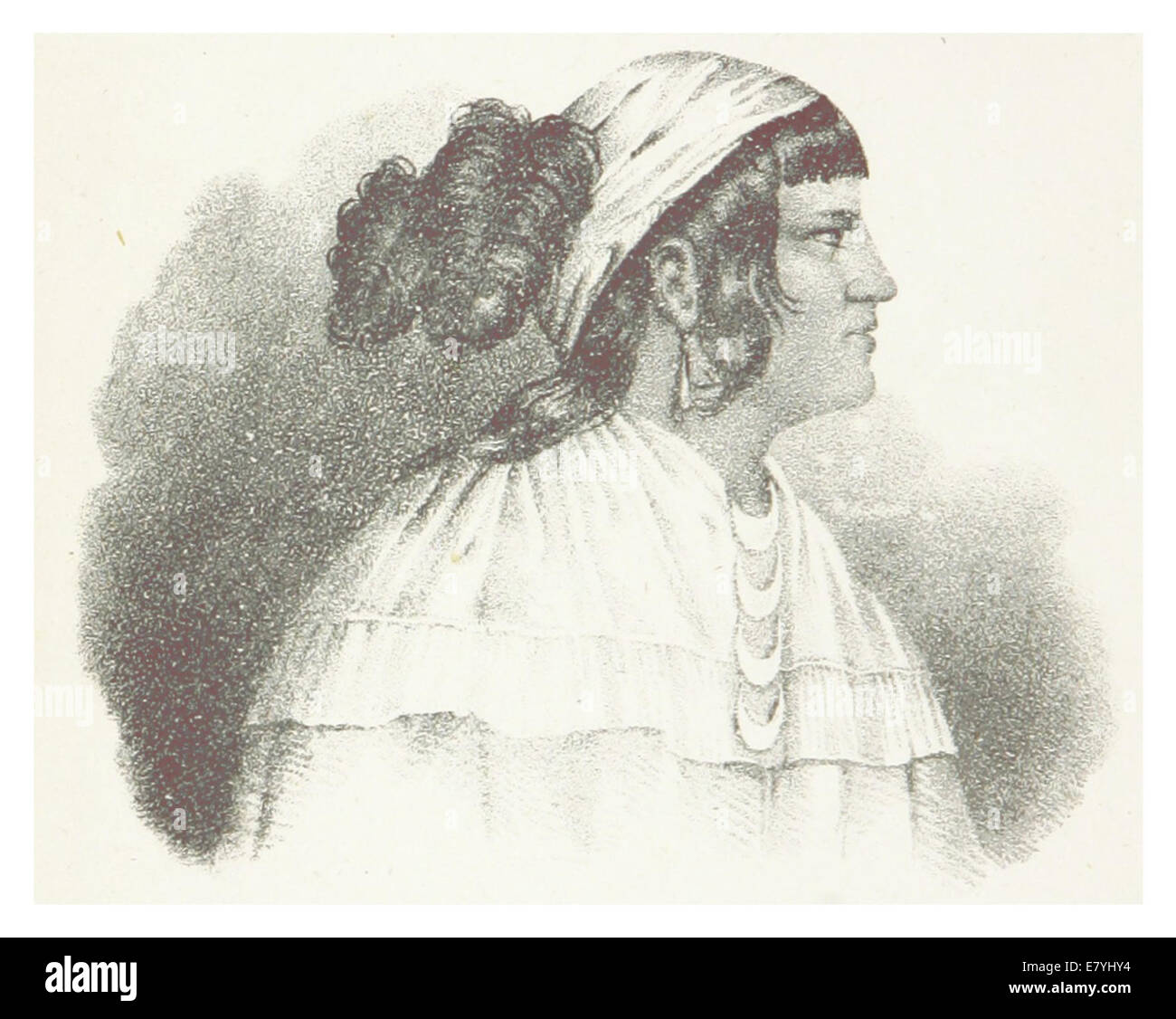 This 1837 illustration by Williams depicts Osceola, the prominent ...