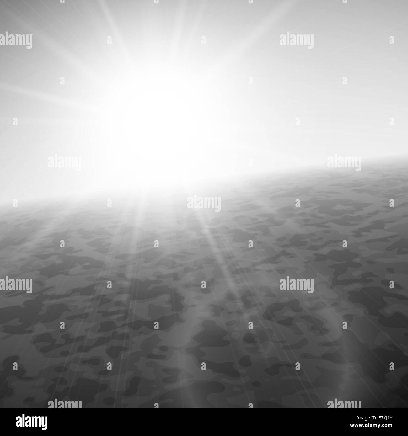 Sunset and glow Black and White Stock Photos & Images - Alamy