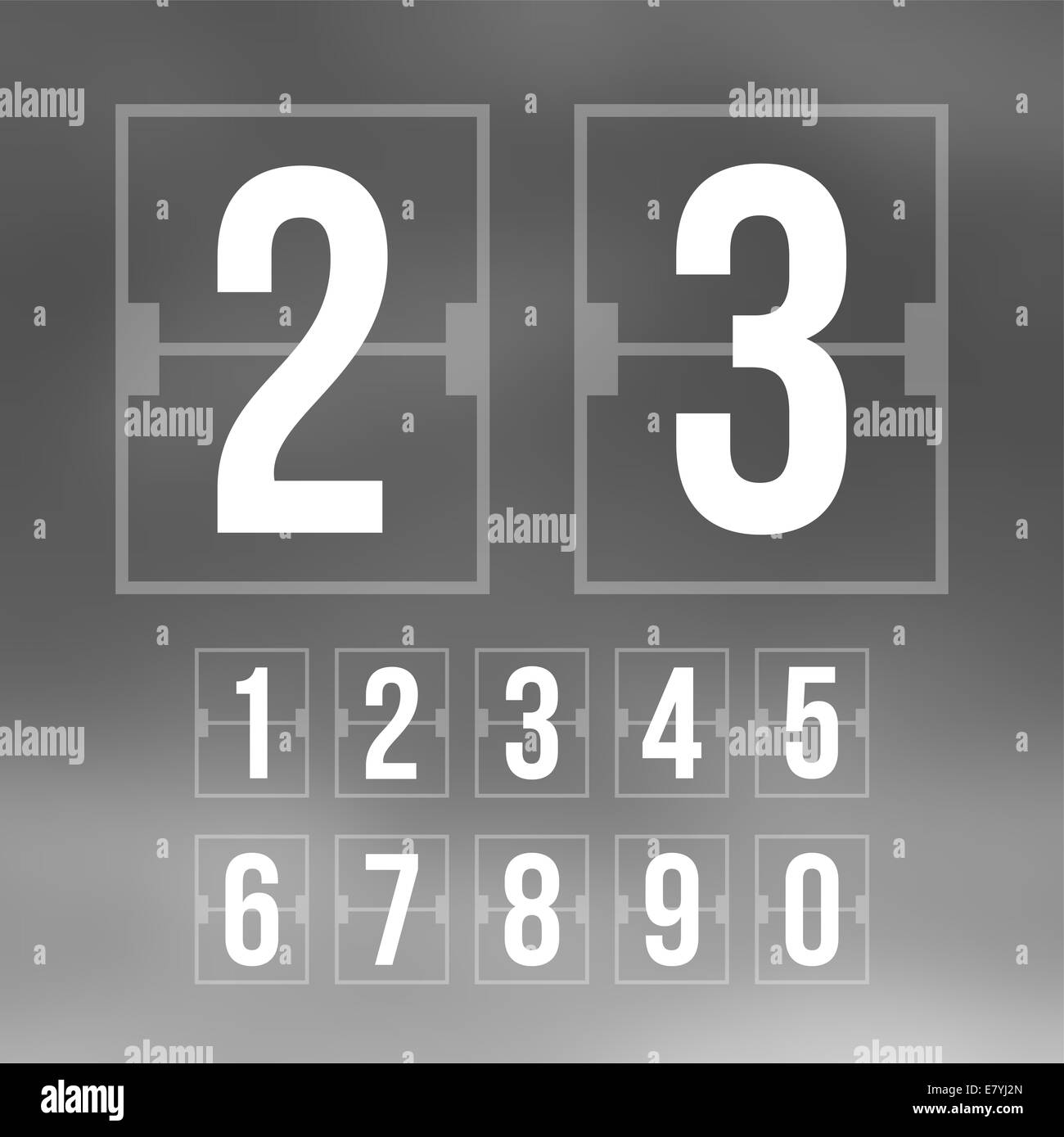 Outline countdown timer, white color flat mechanical scoreboard Stock ... Outline countdown timer, white color flat mechanical scoreboard Stock ...