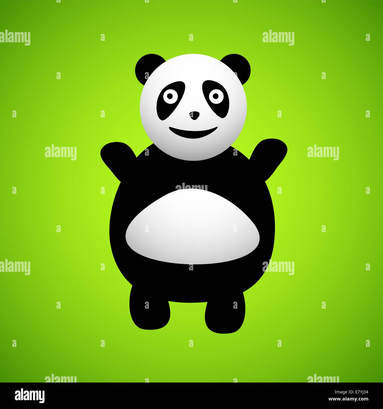 Cute panda girl cartoon hi-res stock photography and images - Alamy