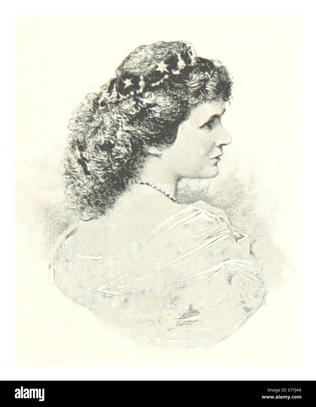 This 1893 illustration by Wormeley portrays Queen Elizabeth of Romania ...