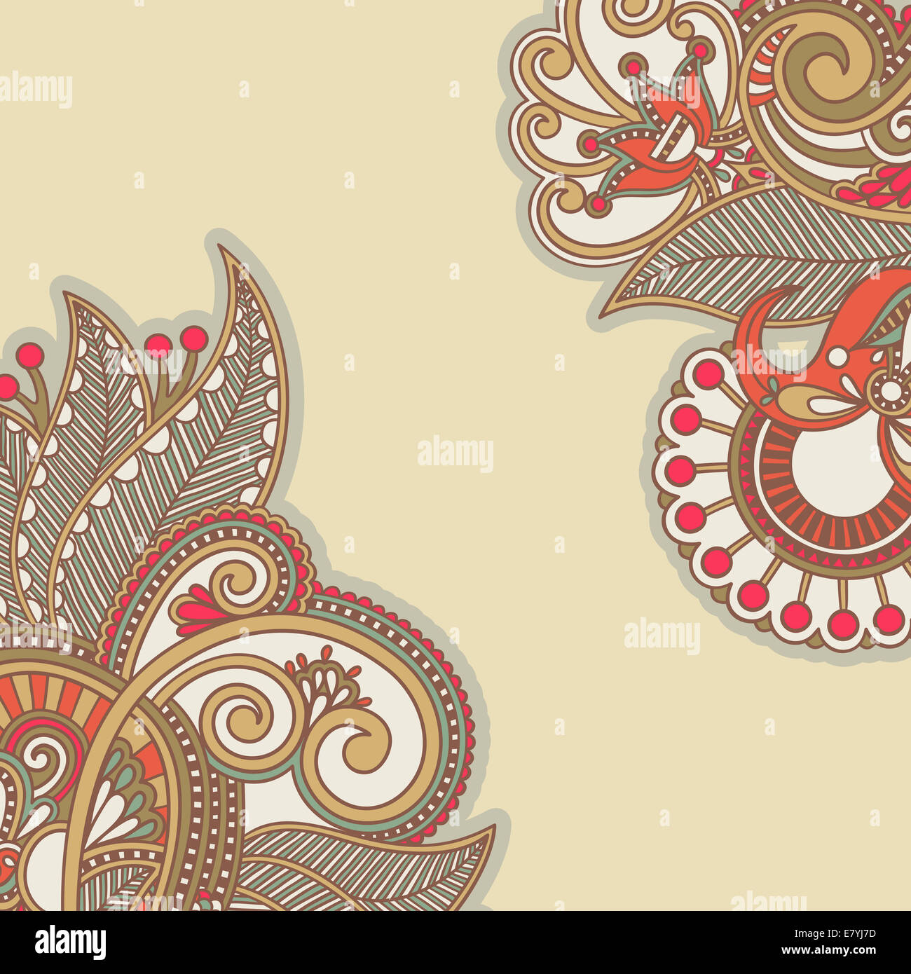 ornate card announcement Stock Photo - Alamy