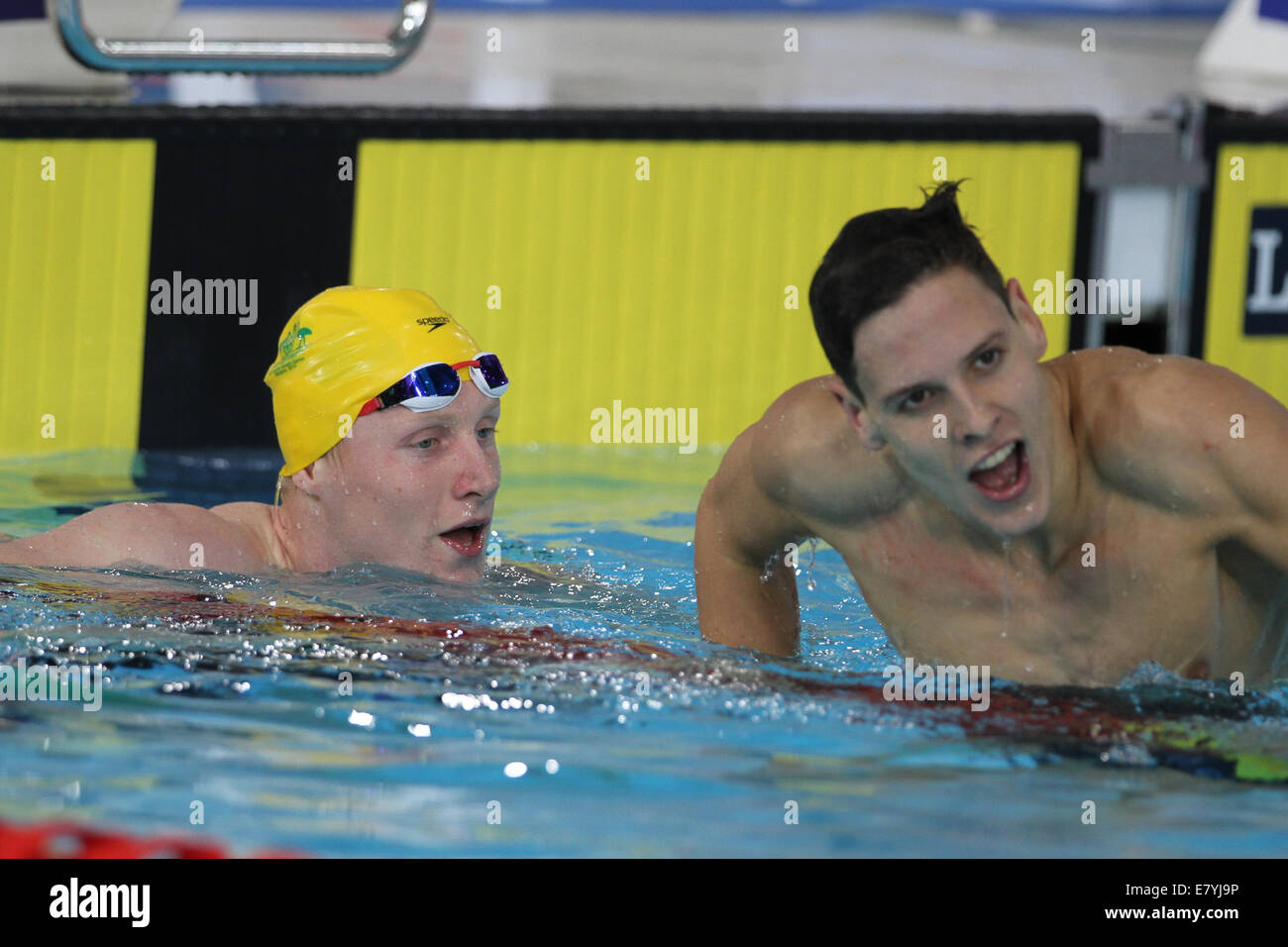 Mitch LARKIN (gold) & Matson LAWSON (bronze) of Australia celebrate in ...
