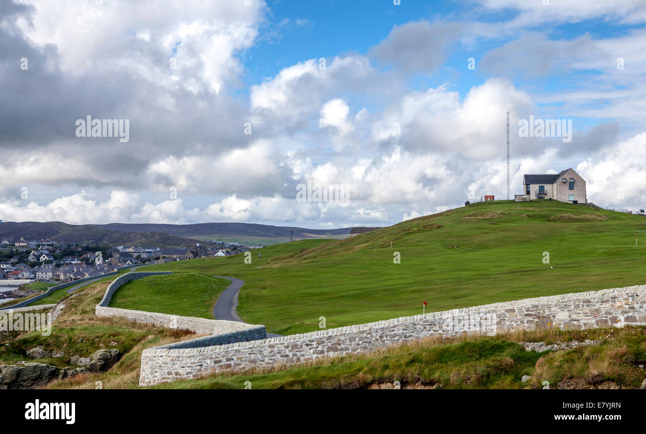Beautiful landscape of the Mainland Island on Shetland Islands in ...
