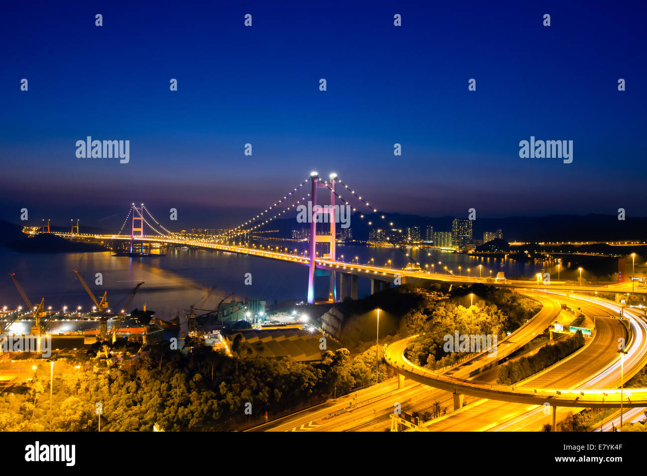 Tsing ma suspension bridge hi-res stock photography and images - Alamy