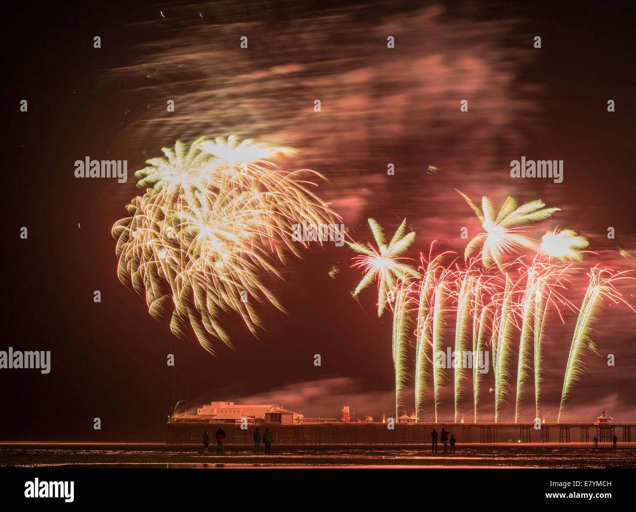 World firework championships held in Blackpool Stock Photo - Alamy