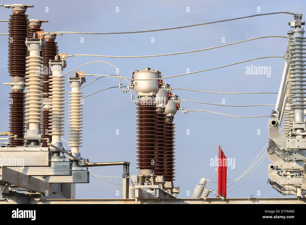 Elements of high voltage electrical equipment Stock Photo - Alamy