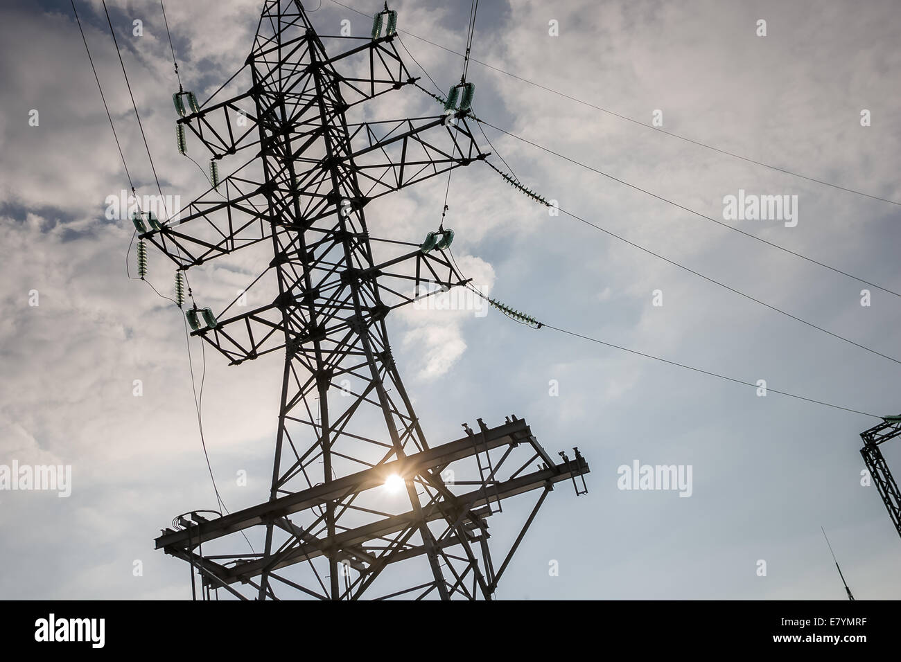 Elements of high voltage electrical equipment Stock Photo - Alamy