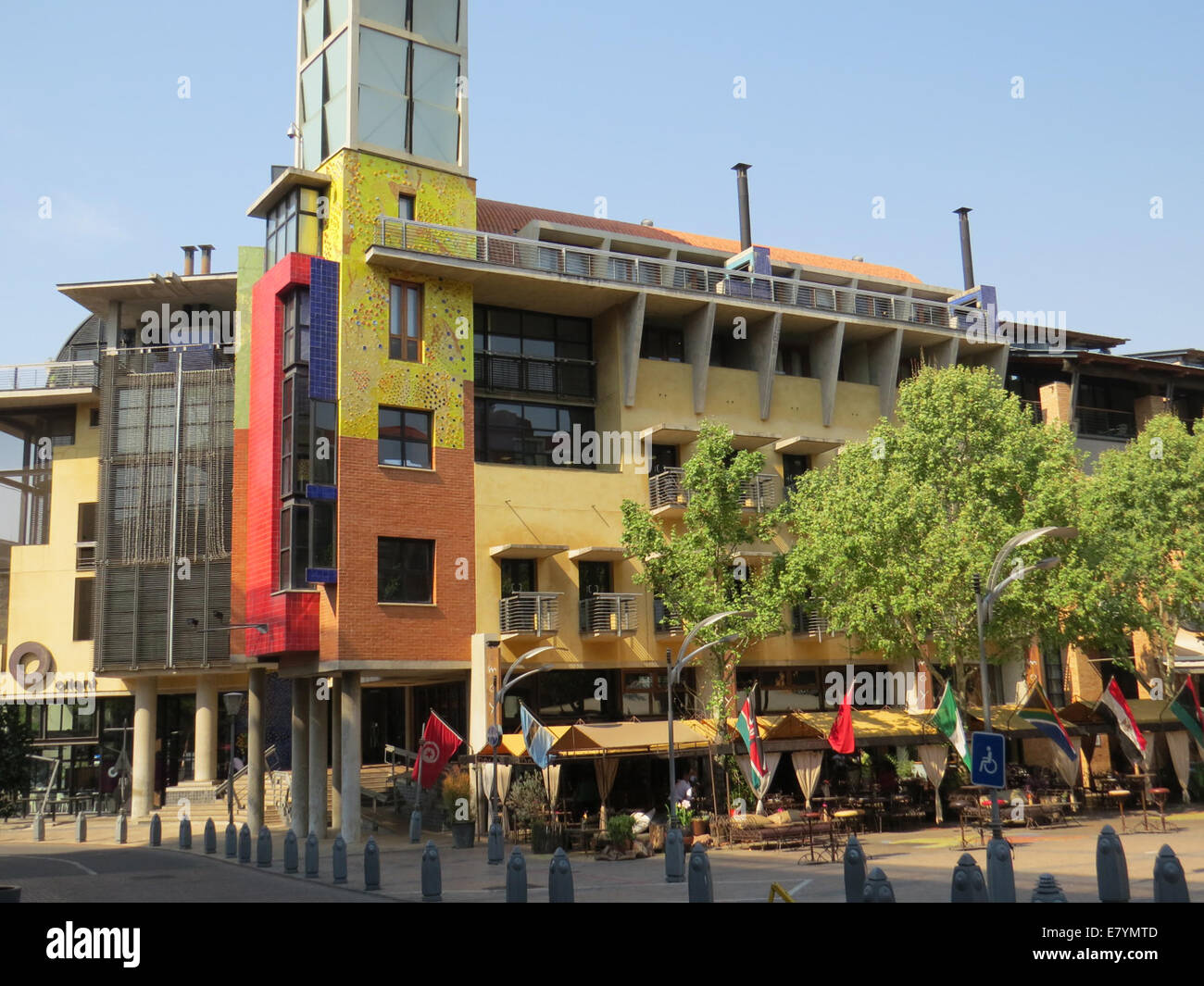 JOHANNESBURG part of the Melrose Arch complex opposite the . Photo Tony ...