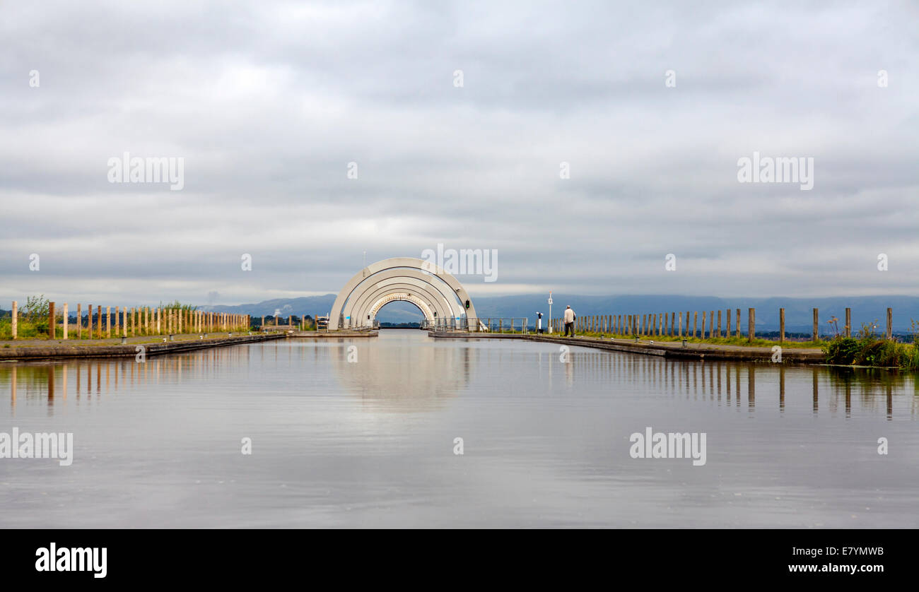The Falkirk Wheel is a rotating boat lift in Falkirk, Scotland ...