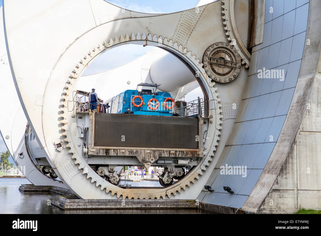 The Falkirk Wheel is a rotating boat lift in Falkirk, Scotland ...