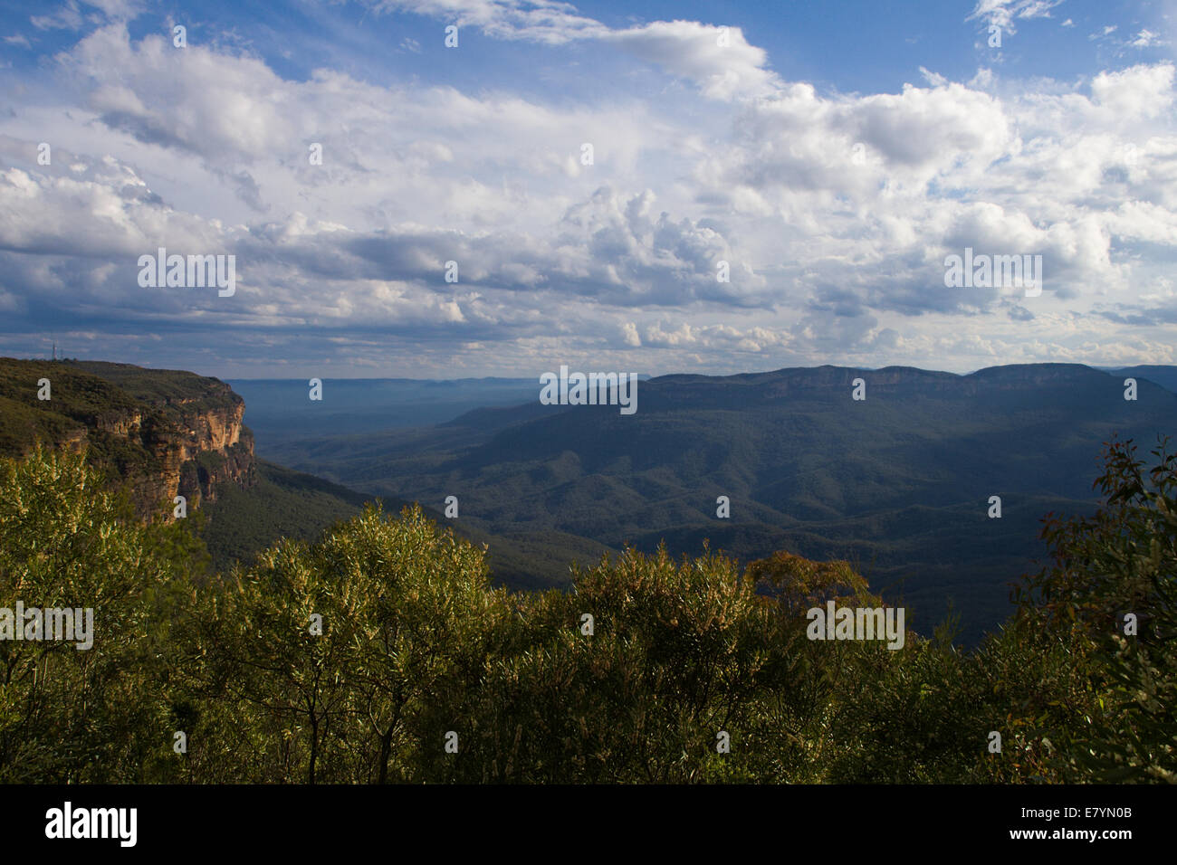 Blue Mountains Landscape Stock Photo - Alamy