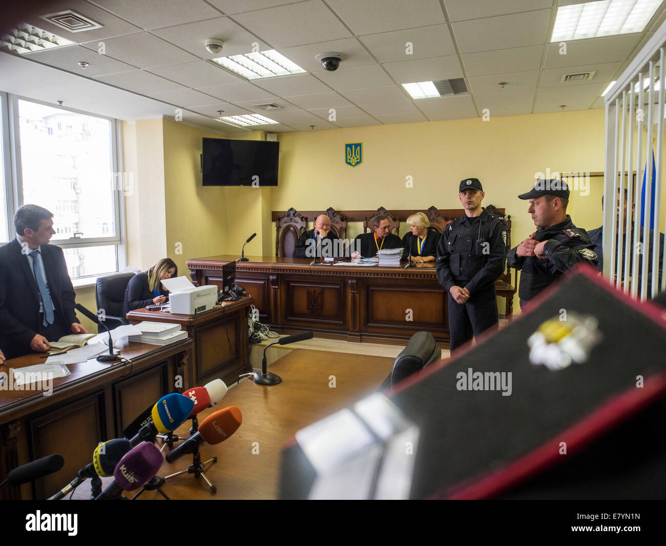 Kiev, Ukraine. 26th Sep, 2014. Judicial board on the case of Dmitry ...