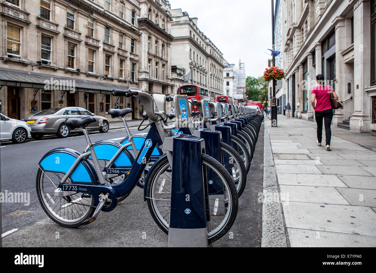 London's self-service cycle Hire. You hire a bike, ride it where you ...