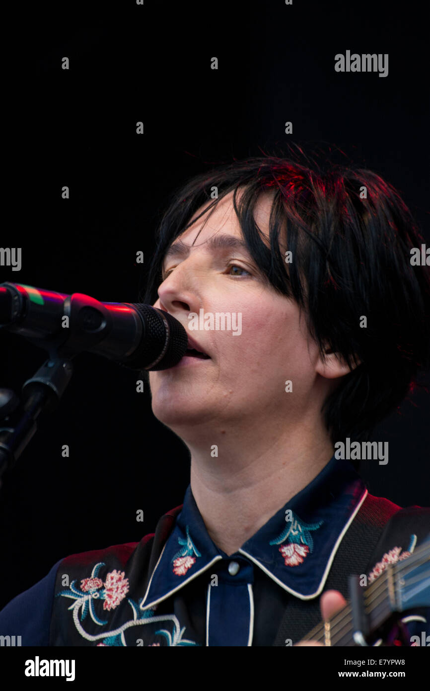 The popular 1990s group Texas singing in Gibraltar during the Gibraltar ...
