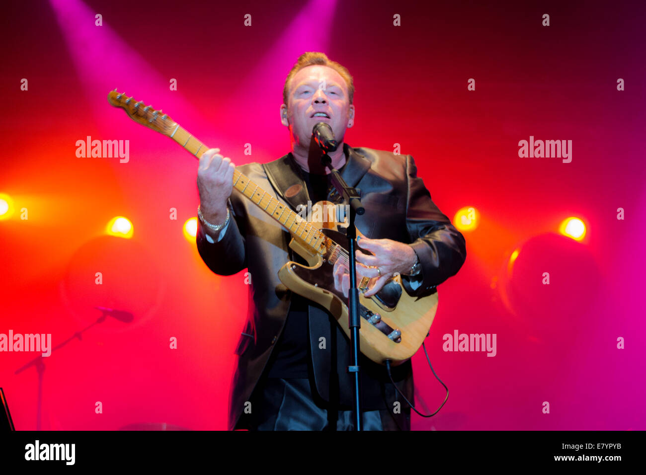 UB40 singer playing in Gibraltar during the Gibraltar Music Festival ...