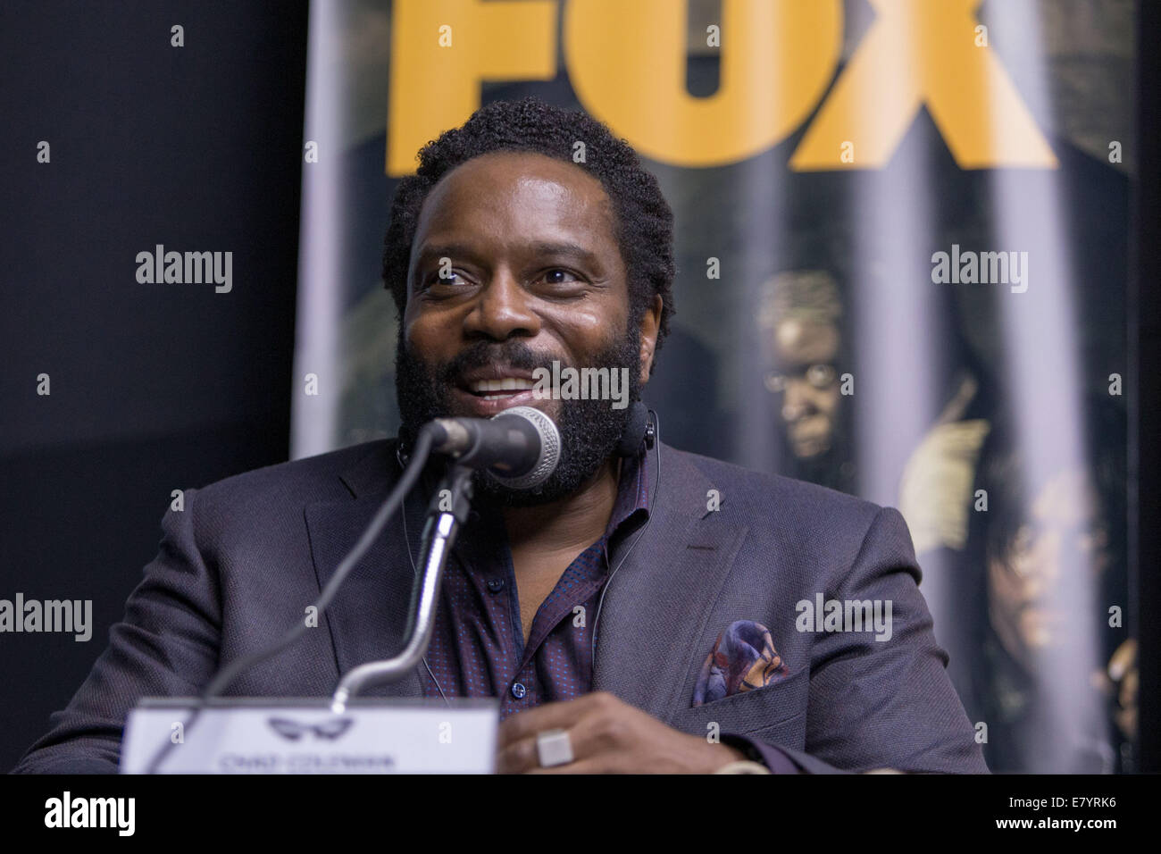 Rio De Janeiro, Brazil. 26th Sep, 2014. U.S. actor Chad Coleman, who ...
