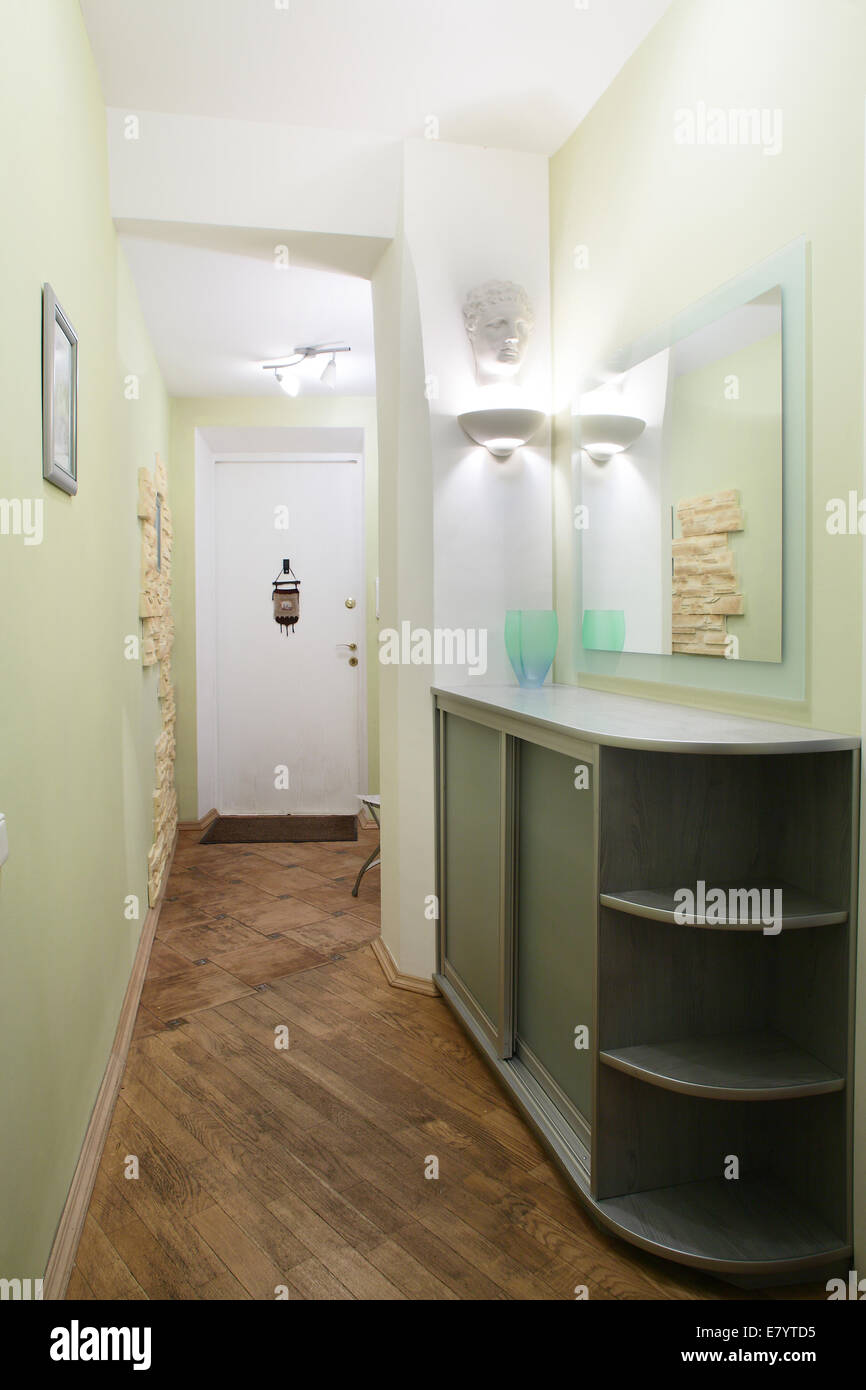 modern and simple interior of hallway at house Stock Photo - Alamy