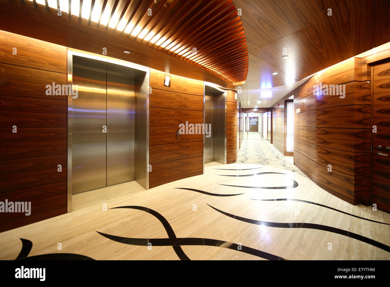 modern and simple interior of hallway at house Stock Photo - Alamy