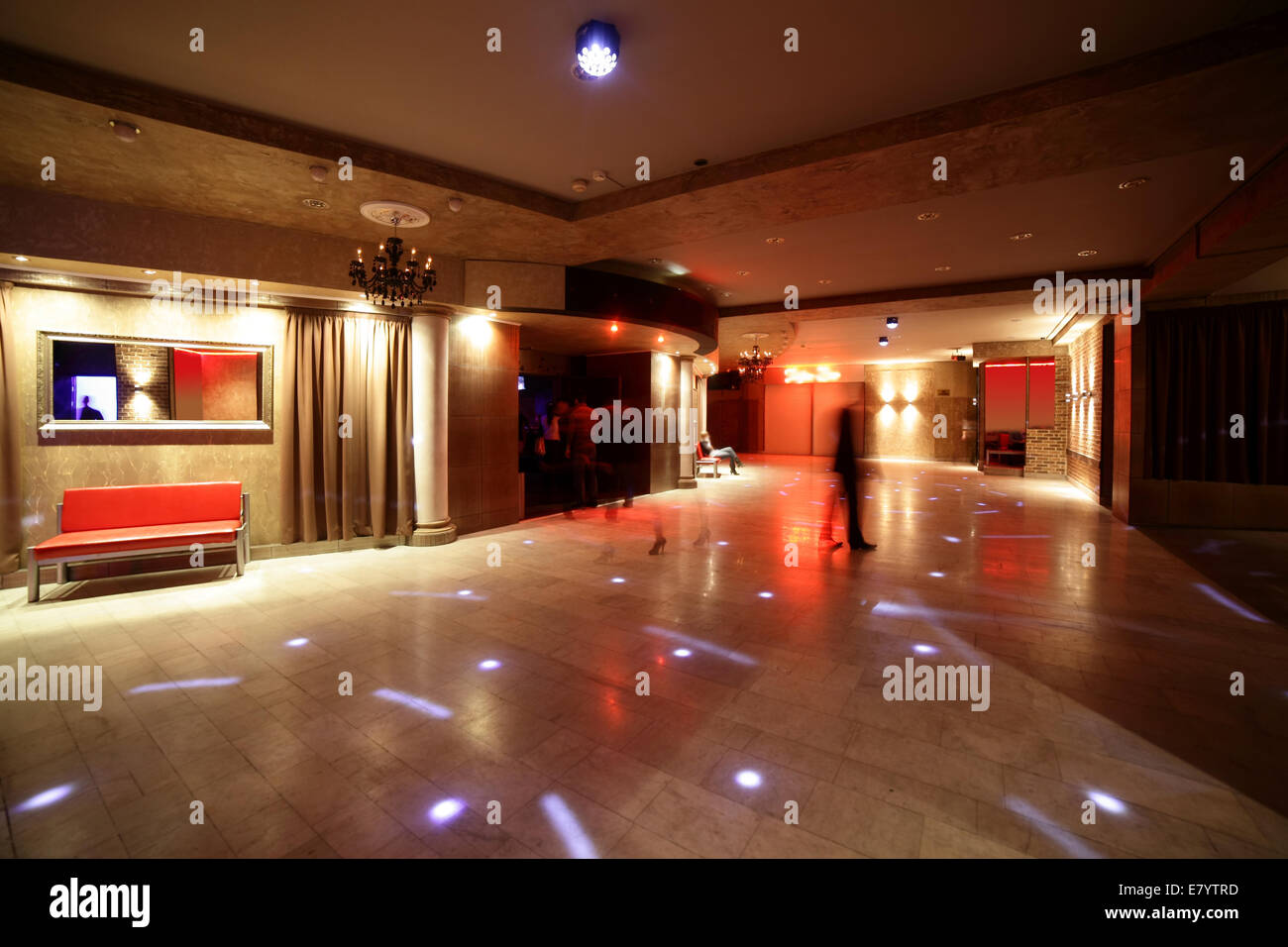 colorful interior of bright and beautiful night club Stock Photo - Alamy