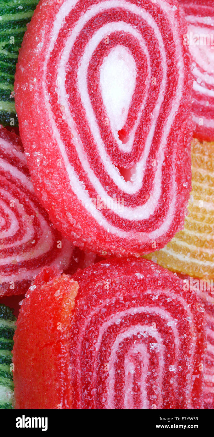 Multicolor Fruit Jelly Stock Photo - Alamy