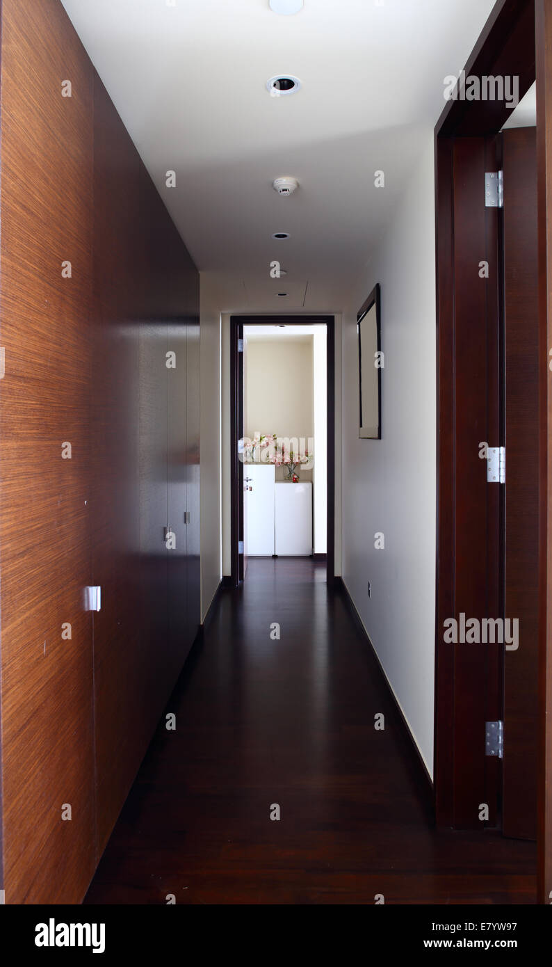 modern and simple interior of hallway at house Stock Photo - Alamy
