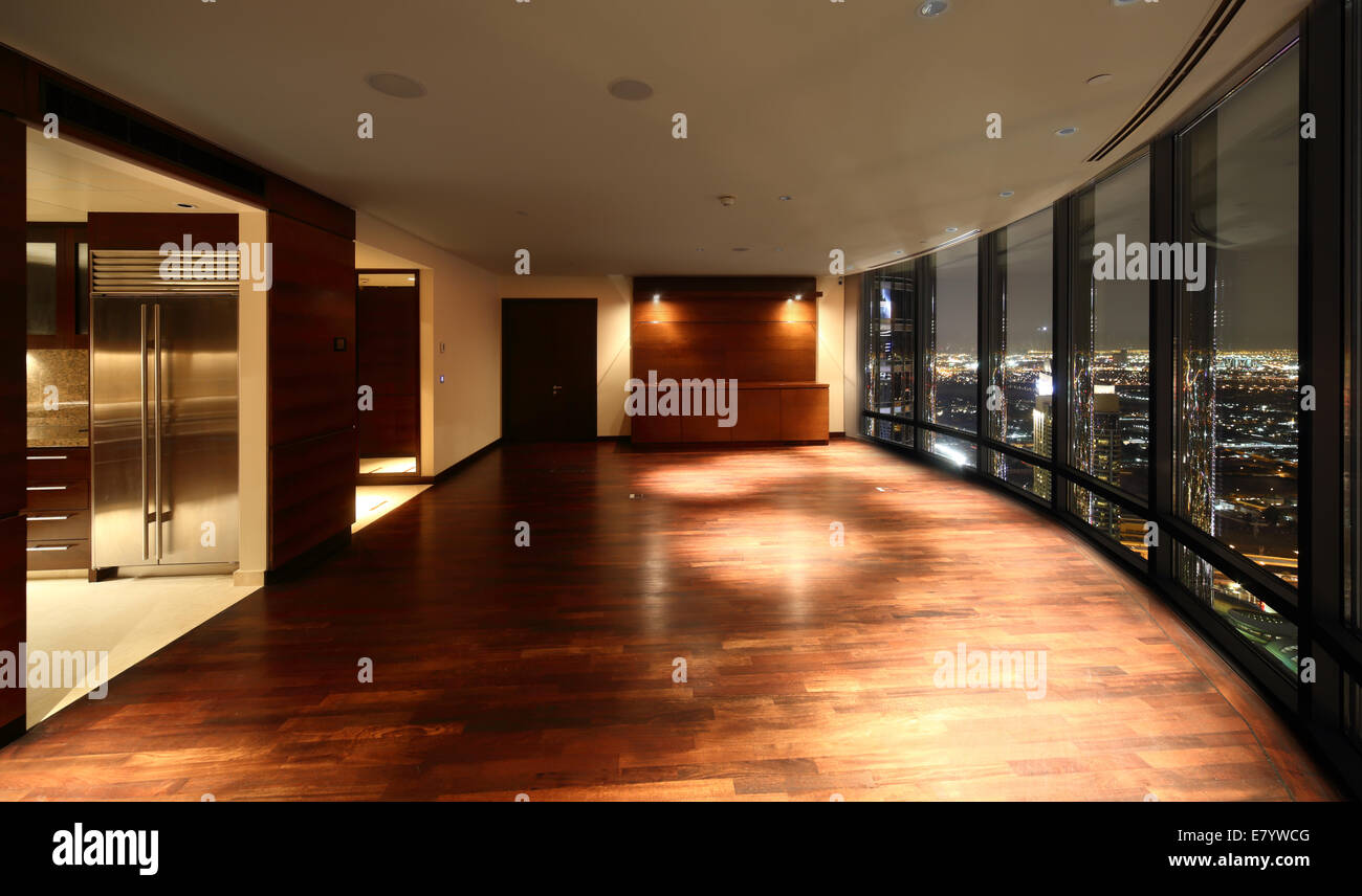 big and bright interior of modern living room Stock Photo - Alamy