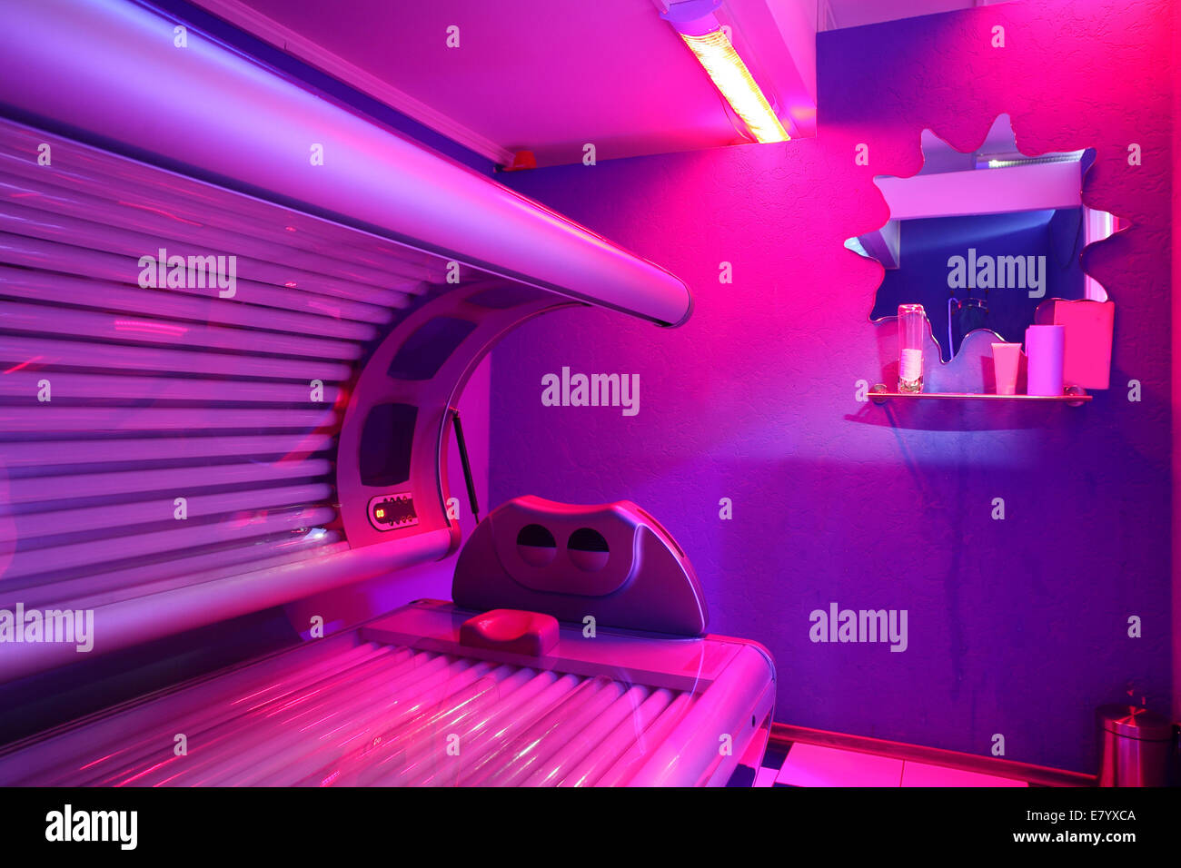 bright and colorful interior of european solarium Stock Photo - Alamy
