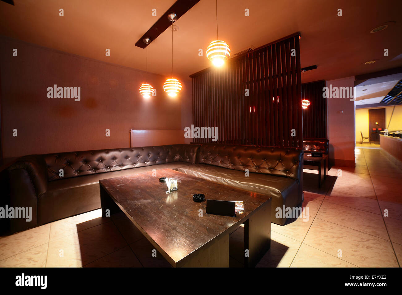 colorful interior of bright and beautiful night club Stock Photo - Alamy