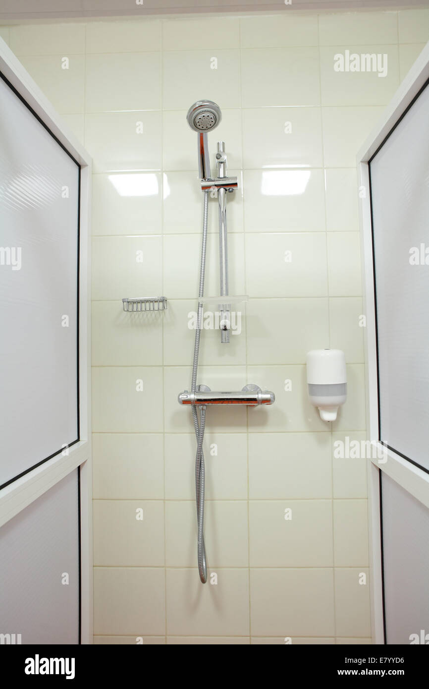interior of bright and colorful european shower Stock Photo - Alamy