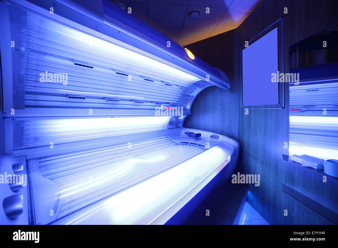 bright and colorful interior of european solarium Stock Photo - Alamy