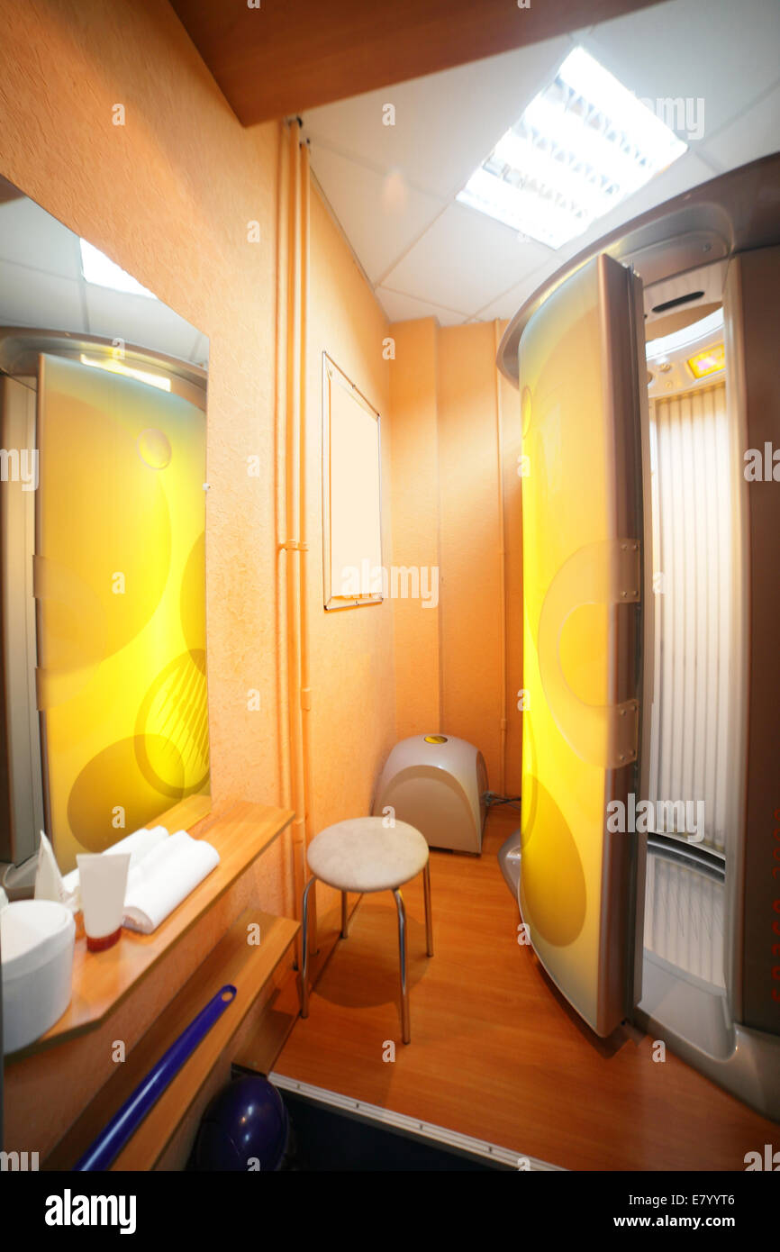 bright and colorful interior of european solarium Stock Photo - Alamy