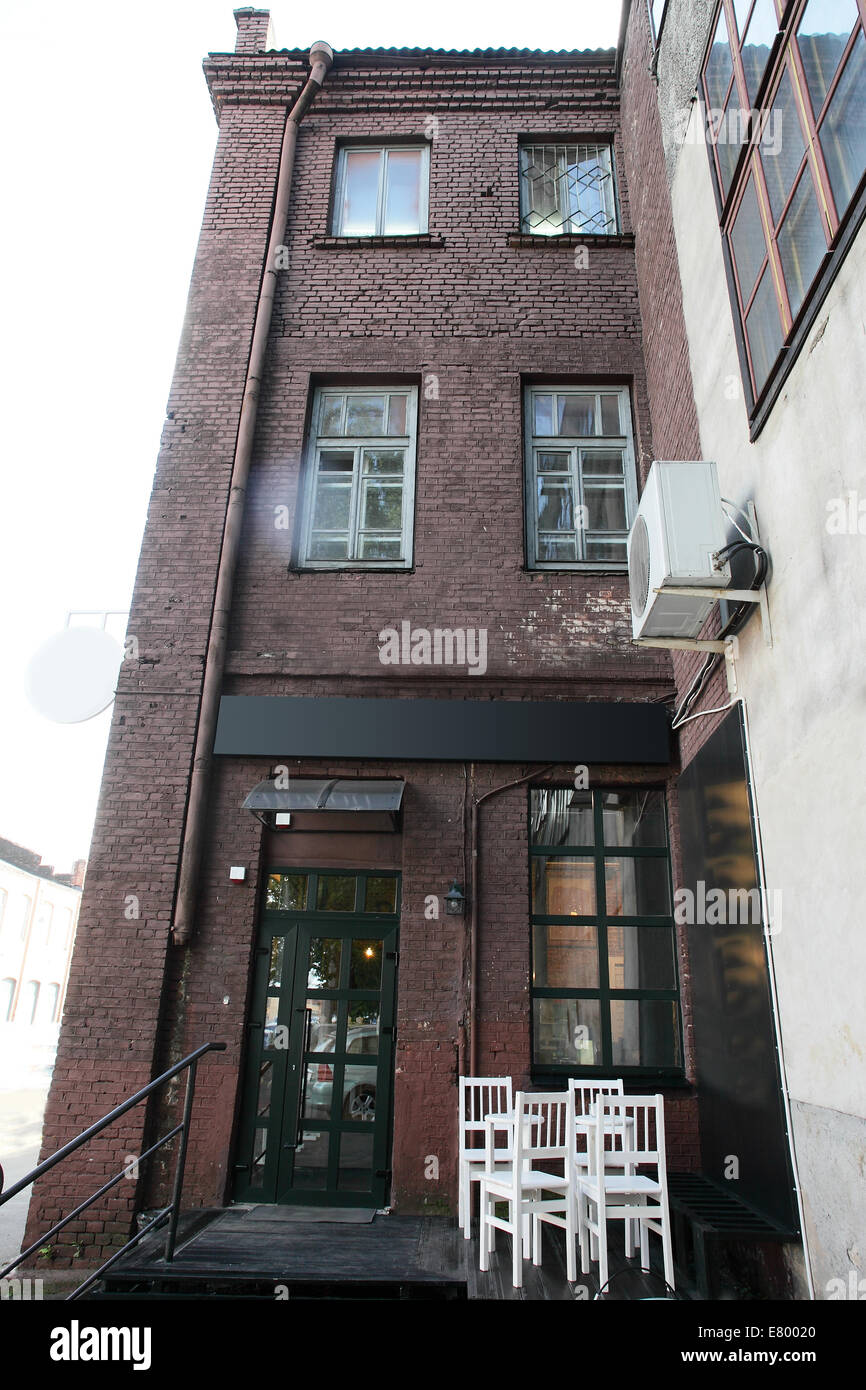 Restaurant restaurants outside entrance window exterior hi-res stock ...