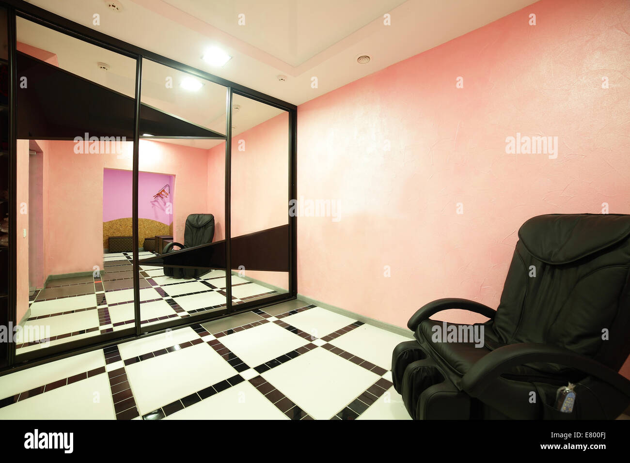 big and bright interior of modern living room Stock Photo - Alamy