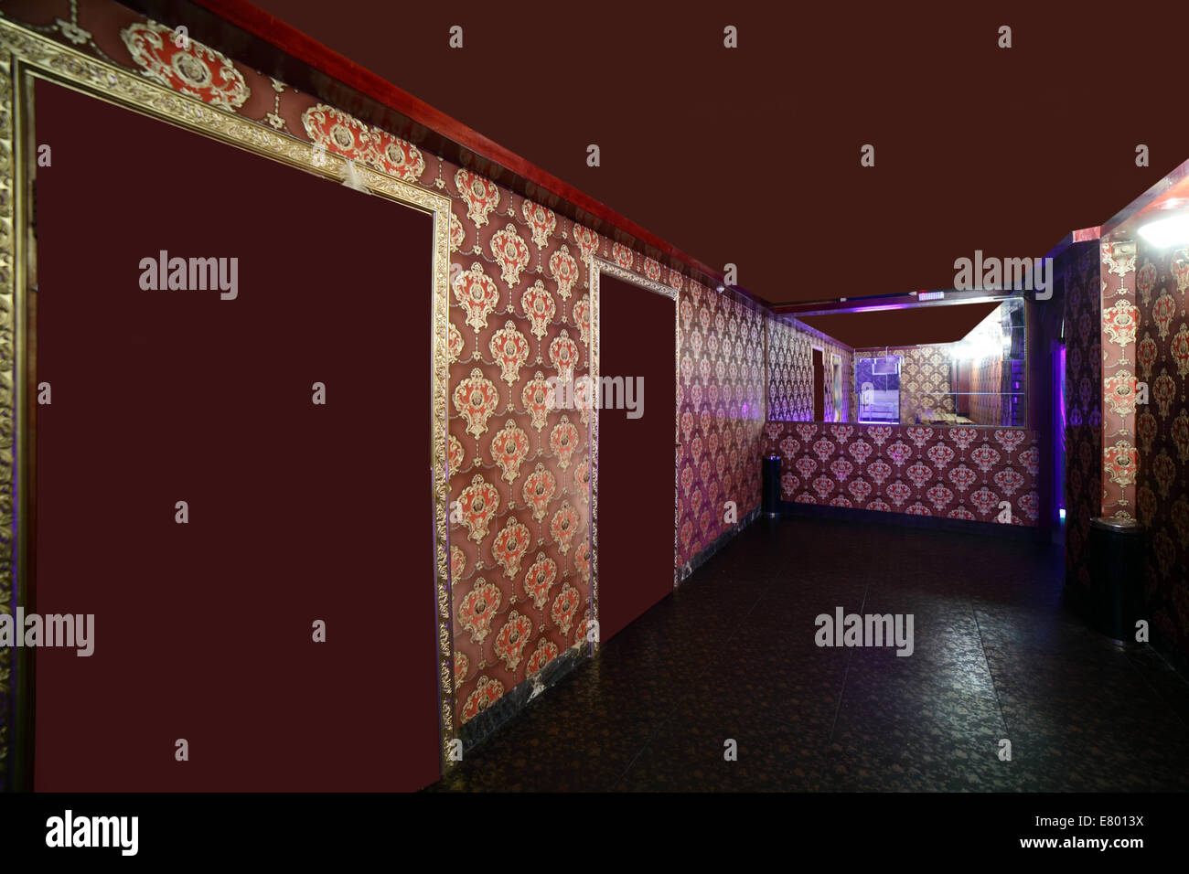 colorful interior of bright and beautiful night club Stock Photo - Alamy