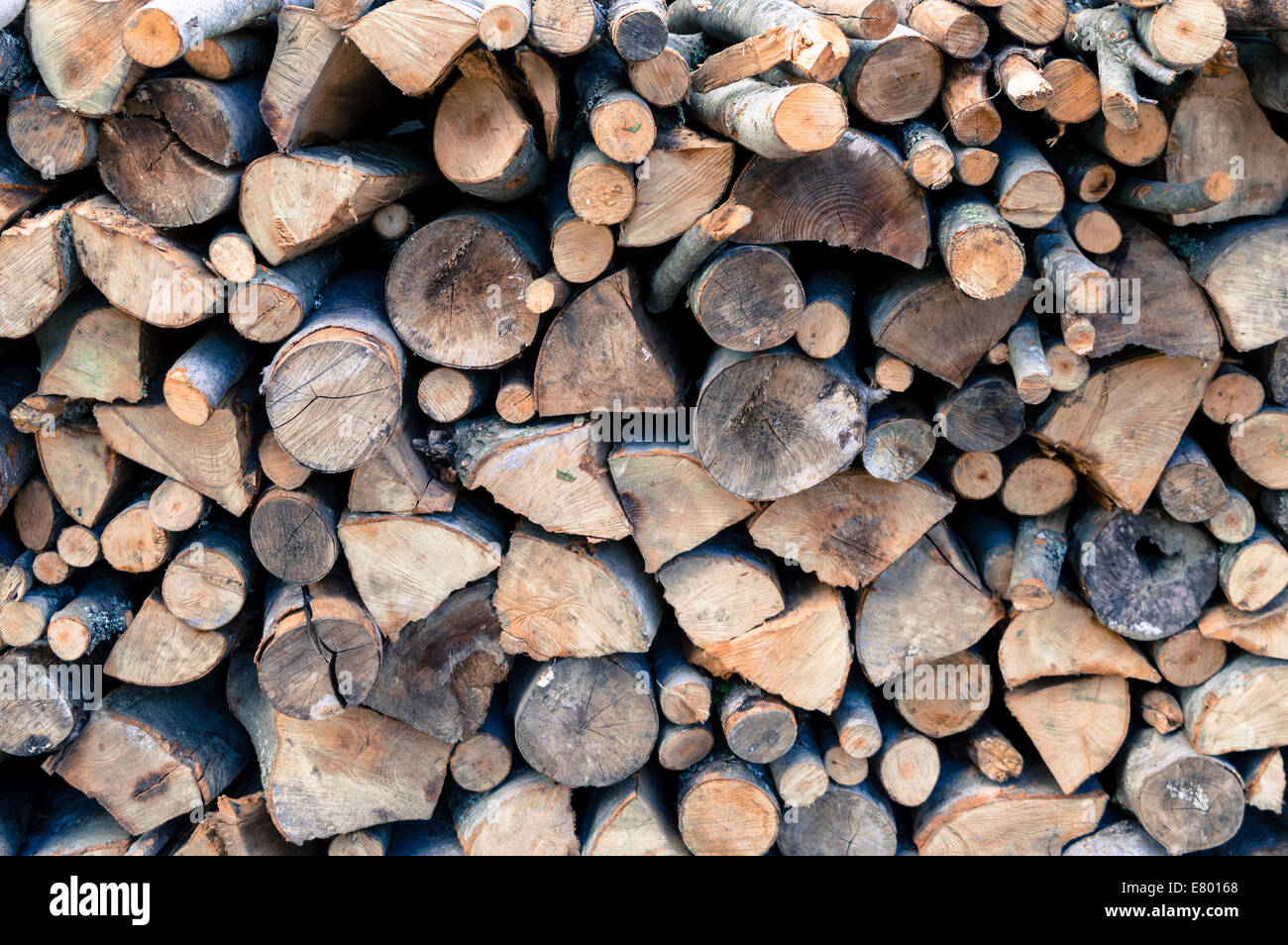 Pile of Wood Stock Photo - Alamy