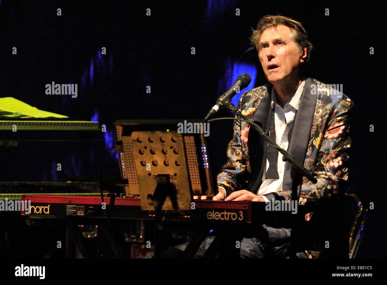 Toronto, Canada. 25th September 2014. Bryan Ferry performs at Massey ...