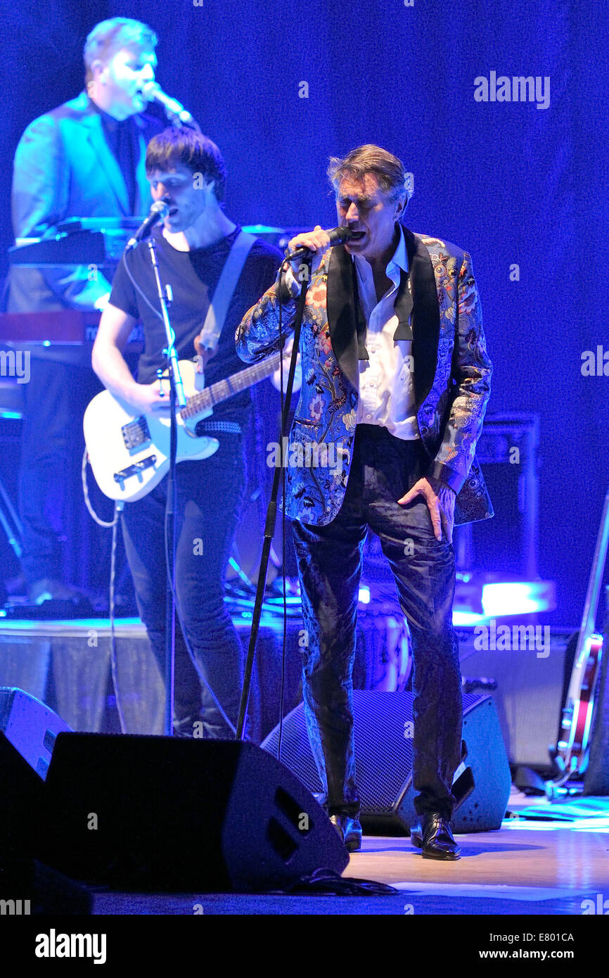 Toronto, Canada. 25th September 2014. Bryan Ferry performs at Massey ...