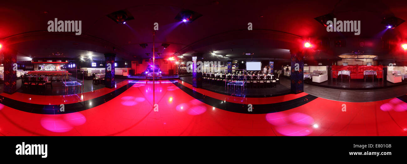 colorful interior of bright and beautiful night club Stock Photo - Alamy