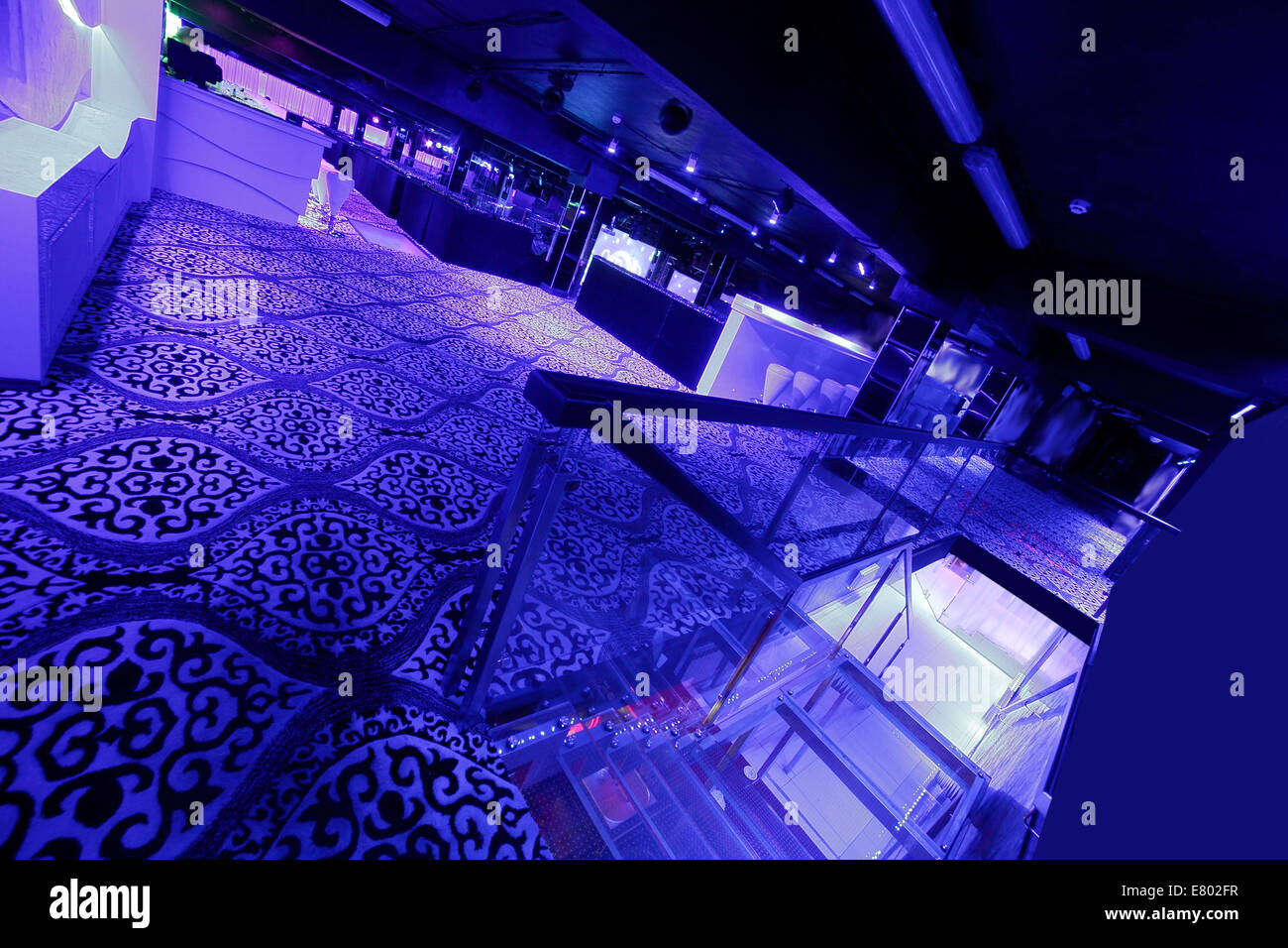 colorful interior of bright and beautiful night club Stock Photo - Alamy