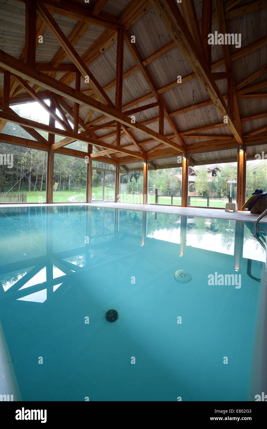 beautiful and fashionable swimming pool in european style Stock Photo ...